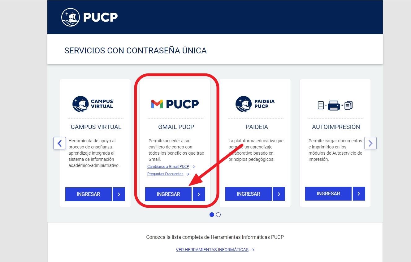 Correo PUCP - Campus Virtuales en Perú